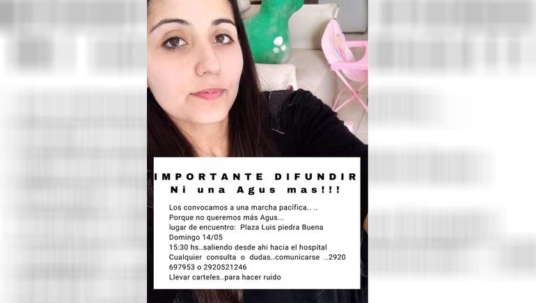 Las Grutas: marcharán por la muerte de Agustina Guzmán