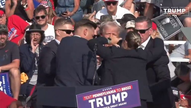 Video Así Fue El Disparo Que Recibió Donald Trump En Pleno Acto De Campaña