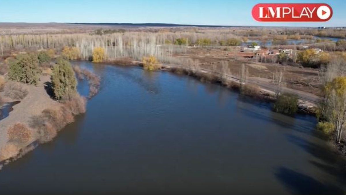 En imágenes, cómo viene la crecida del río Neuquén en la Confluencia