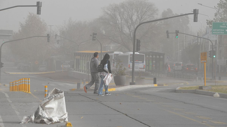 Alerta por viento en Cipolletti: a cuánto llegarán las ráfagas