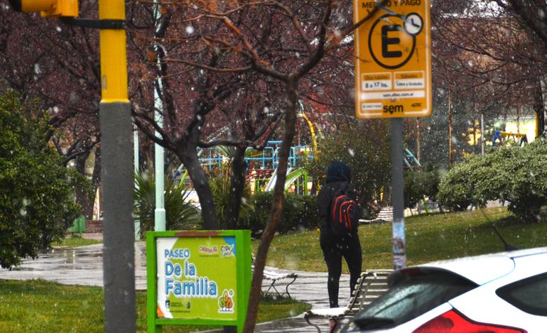 Las mejores fotos de la nieve en Cipolletti y la zona