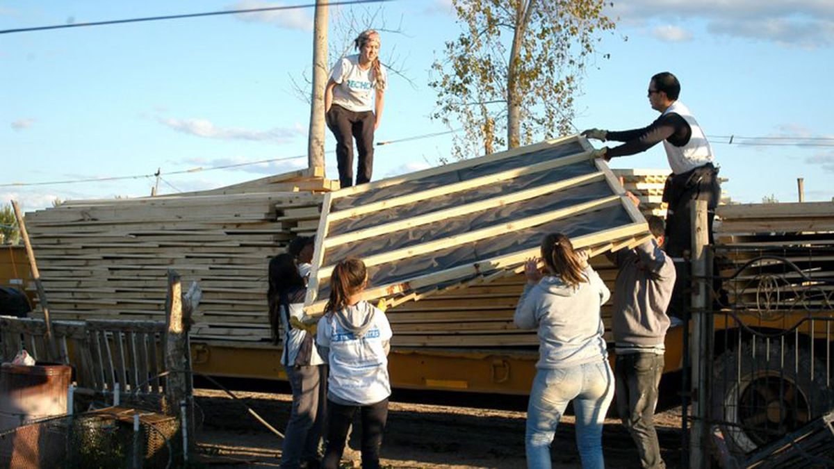 Techo realiza su colecta anual para hacer casas en tomas