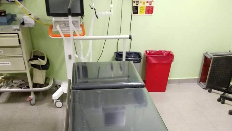 La cooperadora mejoró el Shock Room del hospital