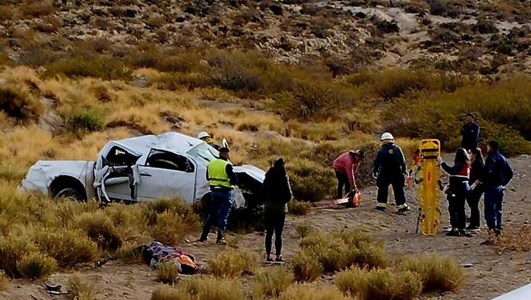 Un muerto y un herido en un accidente cerca de Buta Ranquil
