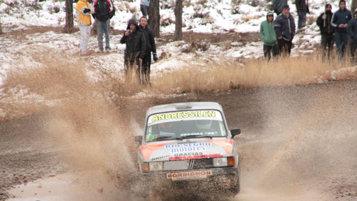 Montero ganó en Zapala, sobre el barro y la nieve