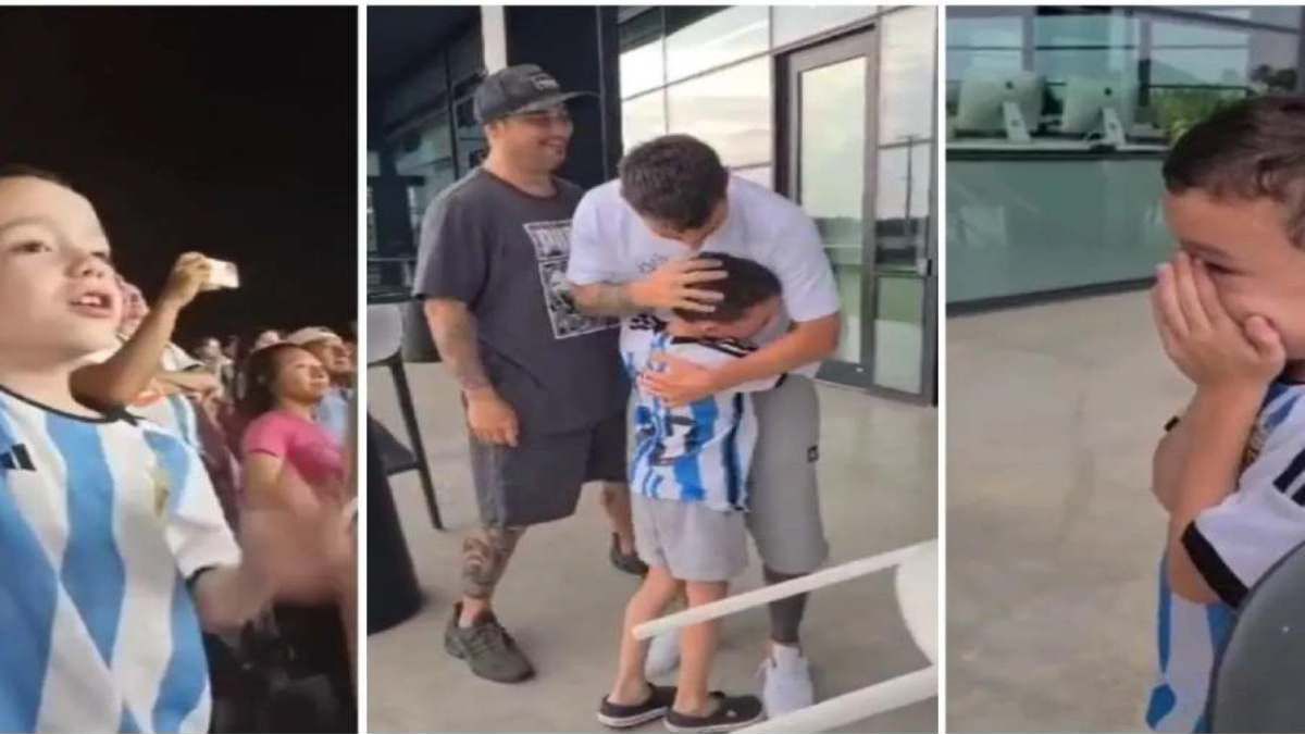 Me ponen la misma inyección; el nene rionegrino que emocionó a Messi