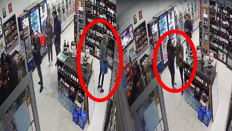 Atraparon a una mechera de bebidas alcohólicas en pleno robo Atraparon a una mechera de bebidas alcohólicas en pleno robo
