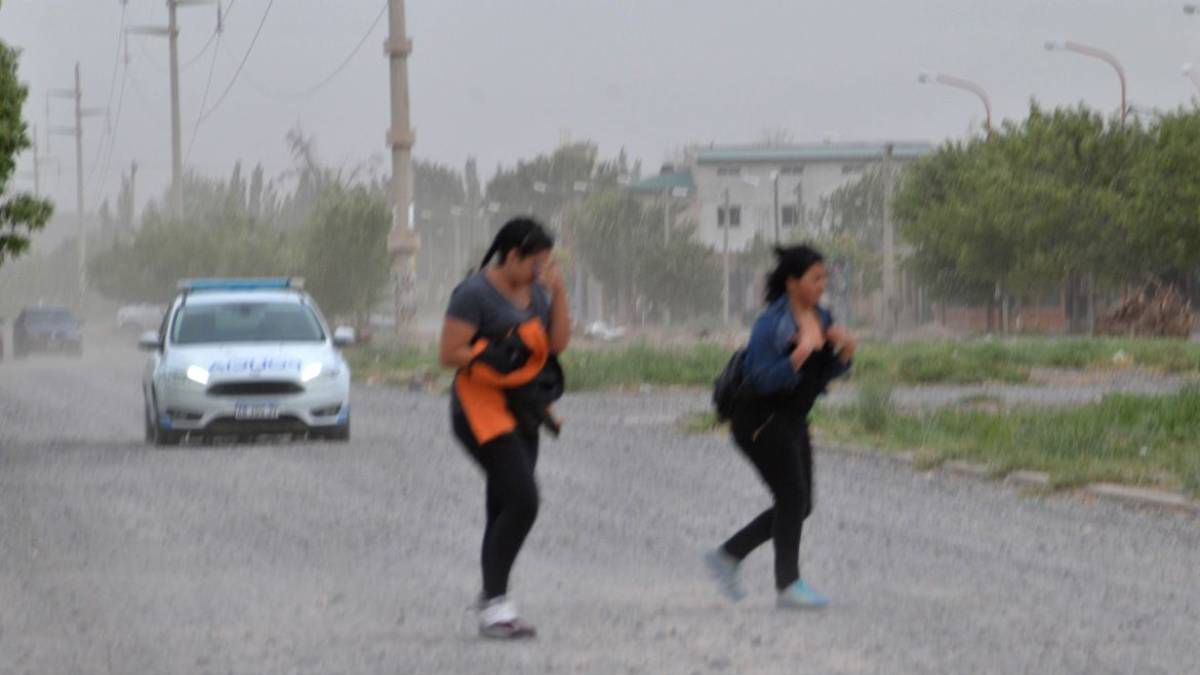 Viento fuerte en Cipolletti: ¿a cuánto llegarán las ráfagas hoy?