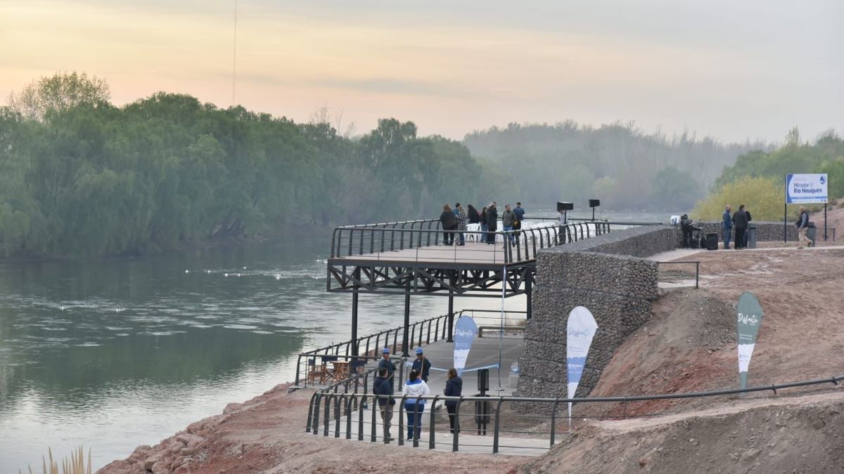 El río Neuquén tiene su primer mirador: ¿Dónde queda?