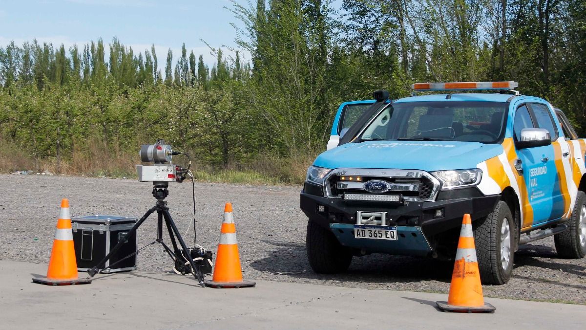 El control de velocidad con radares tiene un punto fijo en la Ruta 22